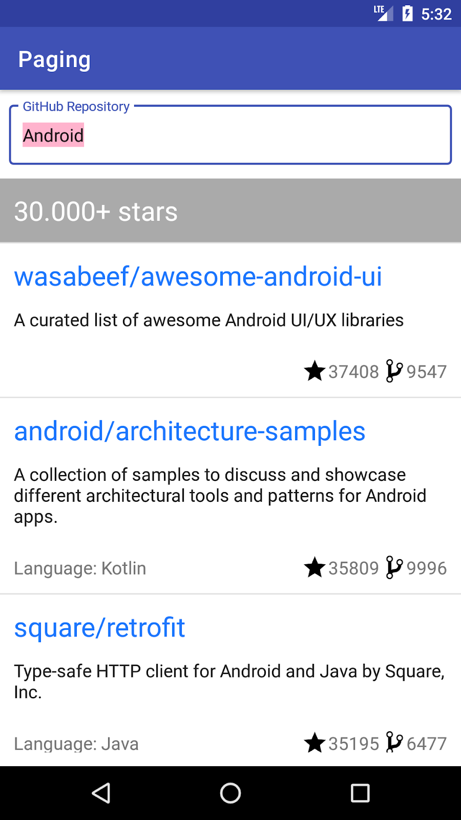 Paging de Android | Desarrolladores de Android | Android Developers