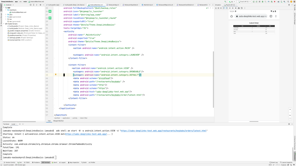 配置、实现和验证 Android App Links Android Developers 1782