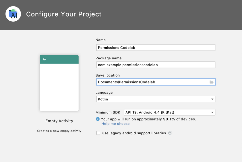 Cómo agregar permisos de tiempo de ejecución a tu app en Kotlin | Android Developers