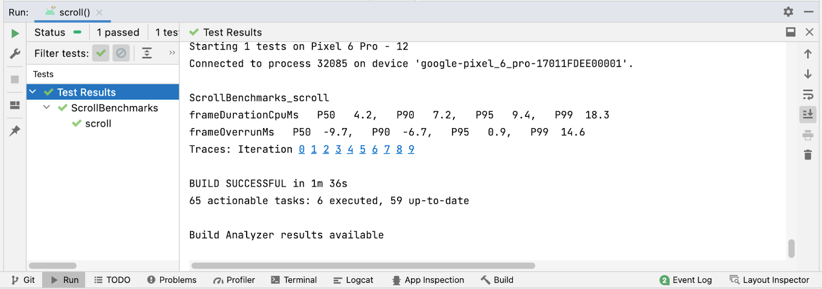 使用 Macrobenchmark 检查应用性能 | Android 开发者 | Android Developers