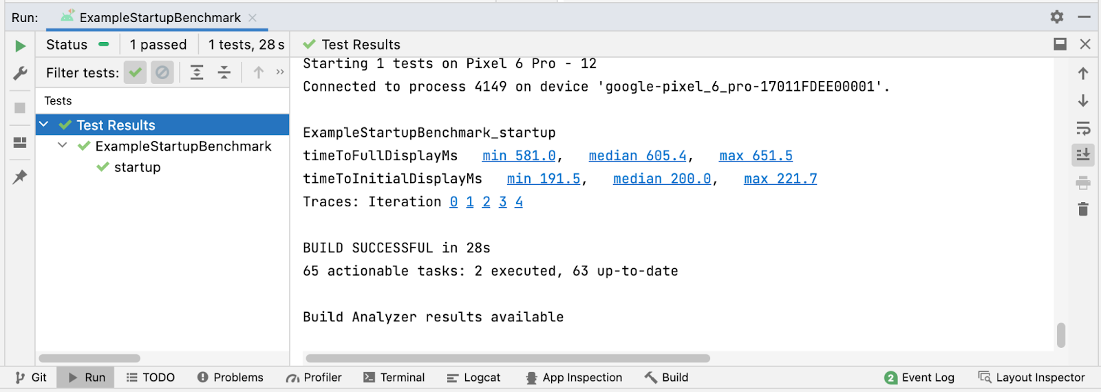 使用 Macrobenchmark 检查应用性能 | Android 开发者 | Android Developers
