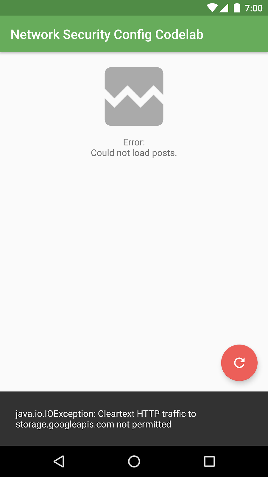 Android 네트워크 보안 구성 Codelab | Android Developers