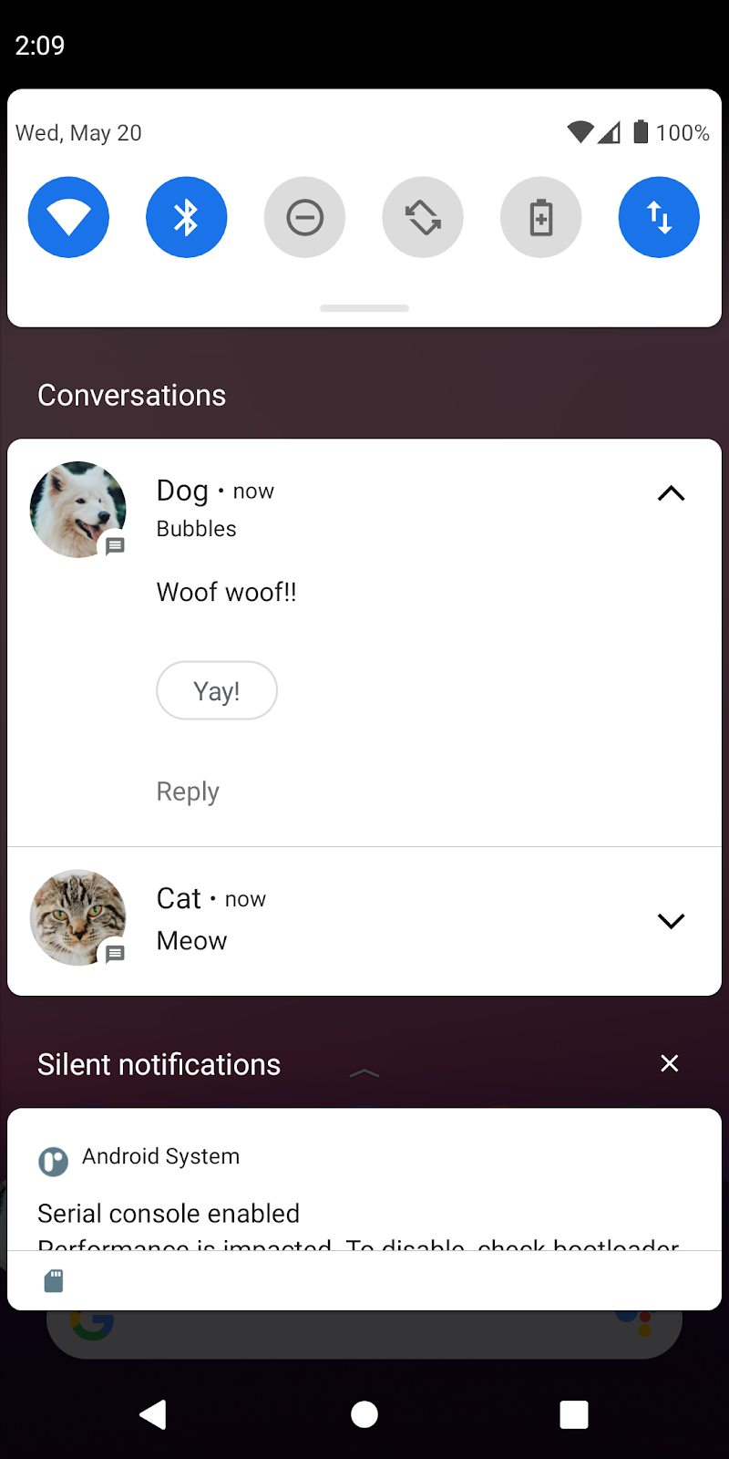 (Deprecated) People: Conversations and Bubbles | Android Developers