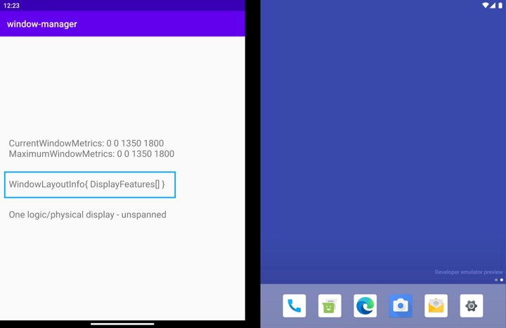 Support foldable and dual-screen devices with Jetpack WindowManager ...
