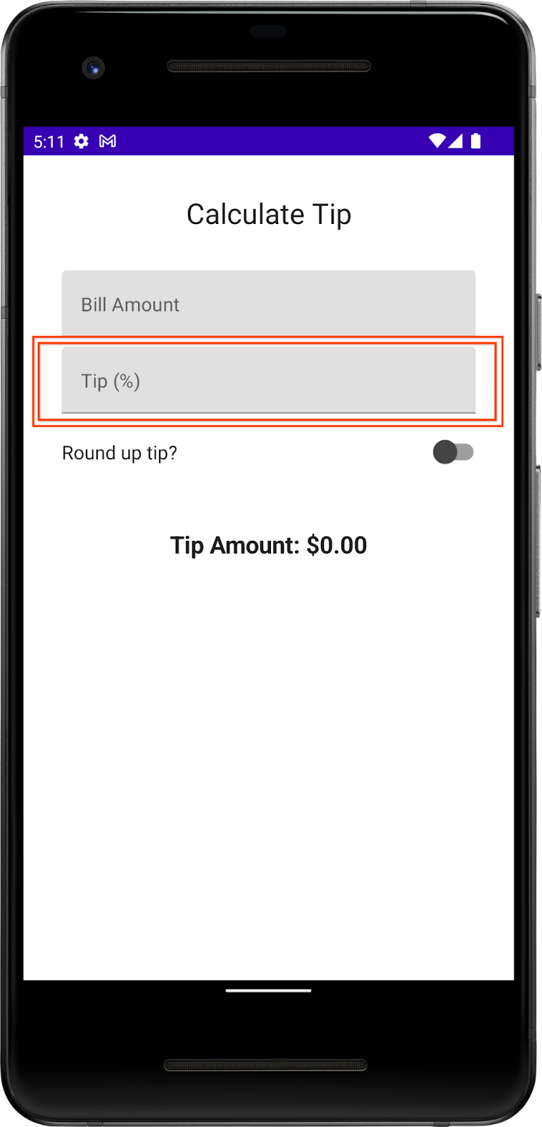 Calculate a custom tip | Android Developers