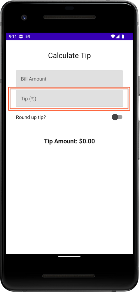 Calculate a custom tip | Android Developers