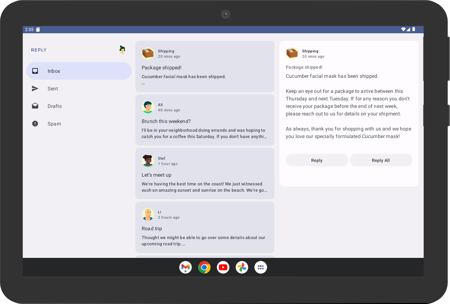 Mem-build aplikasi dengan tata letak adaptif | Android Developers
