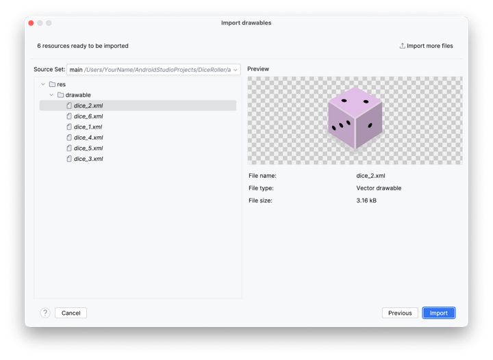 Créer une application interactive : Dice Roller | Android Developers