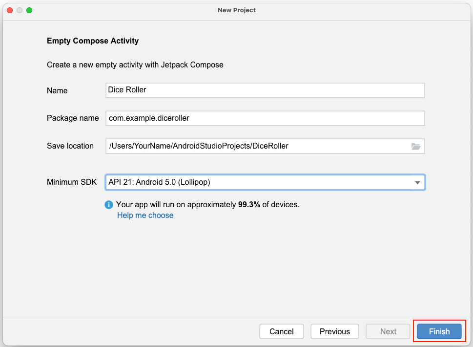 Créer une application interactive : Dice Roller | Android Developers