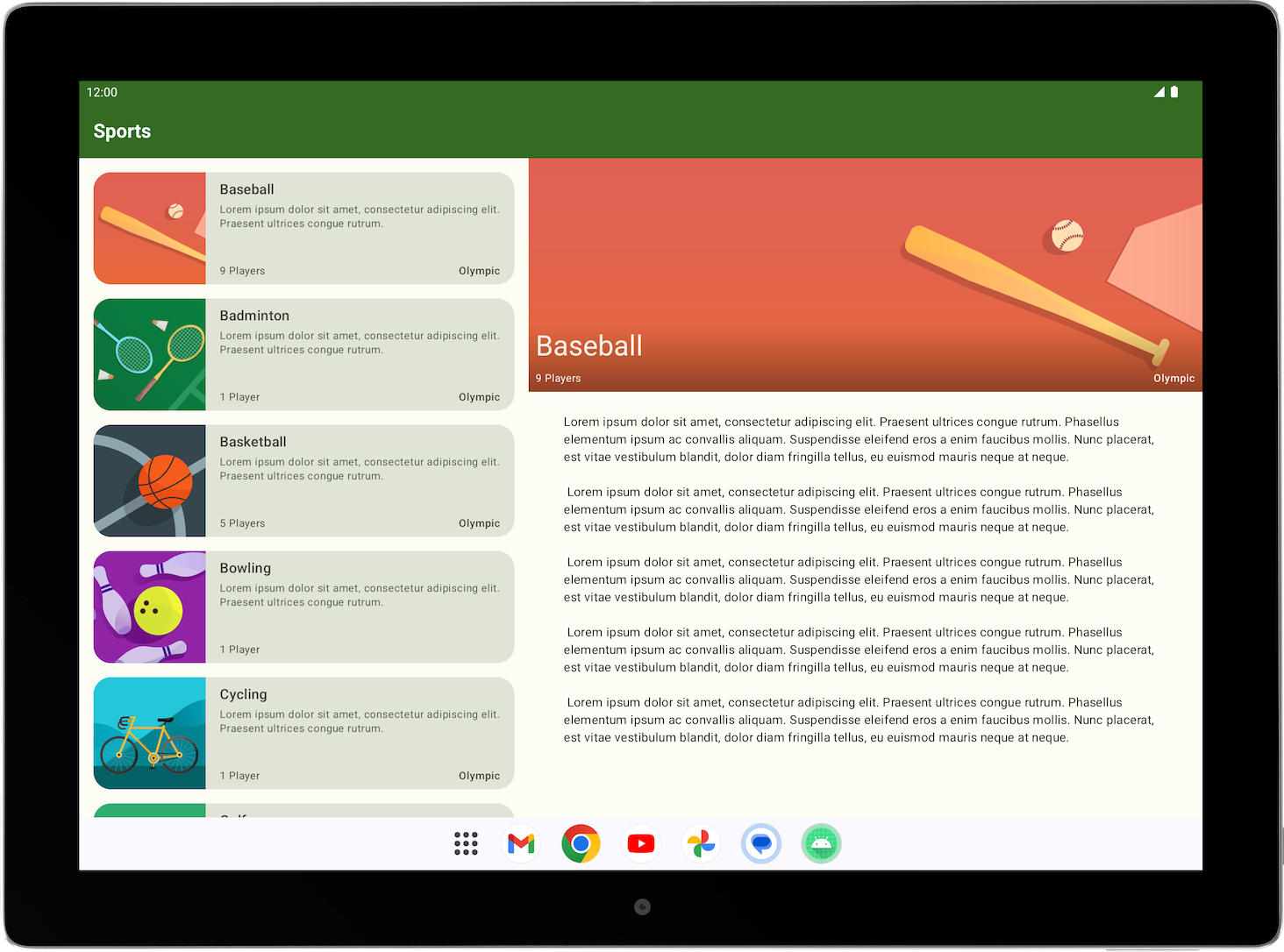 Practice: Build Sports app | Android Developers