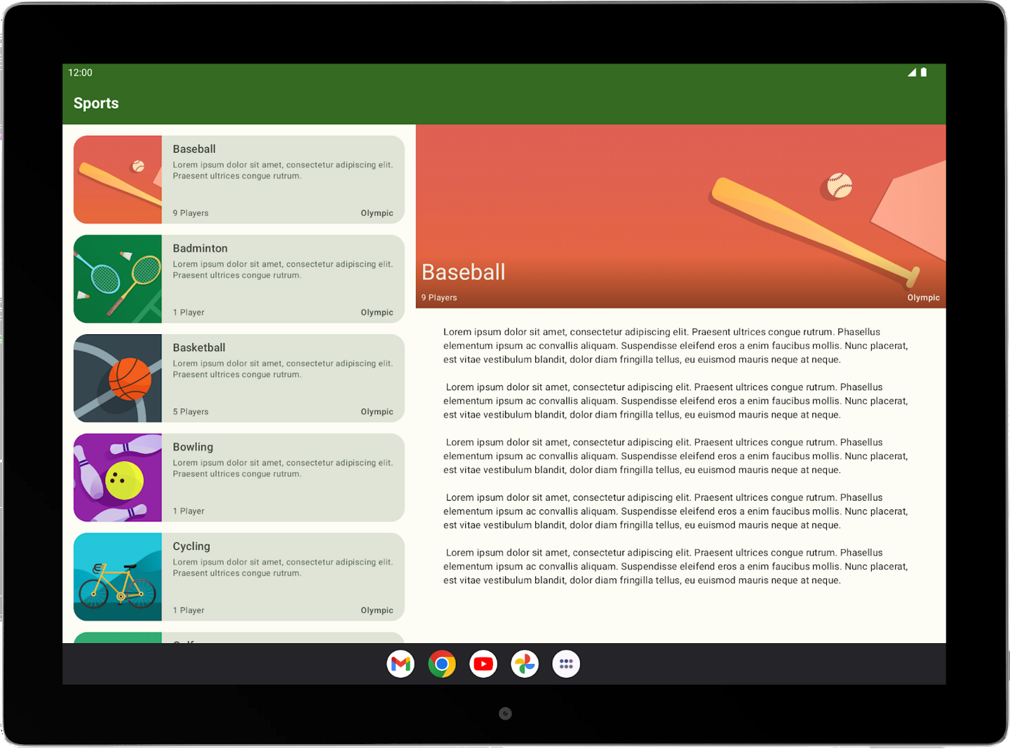 Practice: Build Sports app | Android Developers