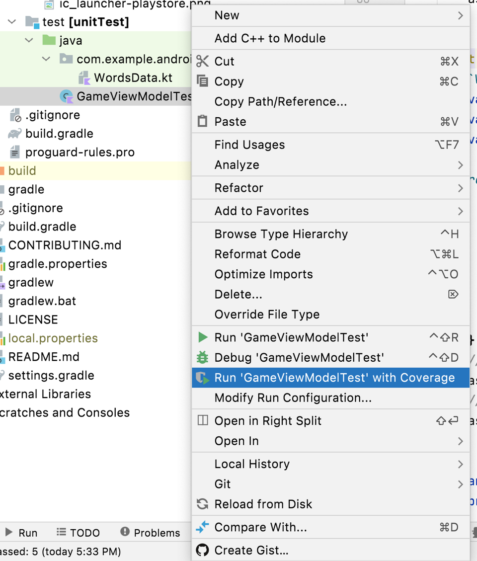 Criar testes de unidade para ViewModel | Android Developers