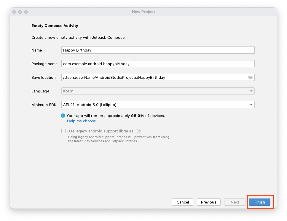 Criar Um App Simples Com Elementos De Texto De Composição Android