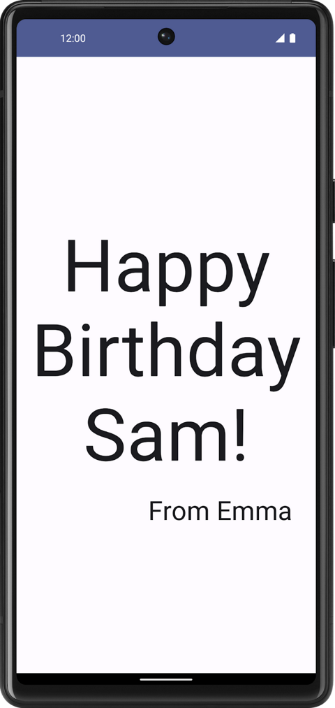 Build a simple app with text composables | Android Developers