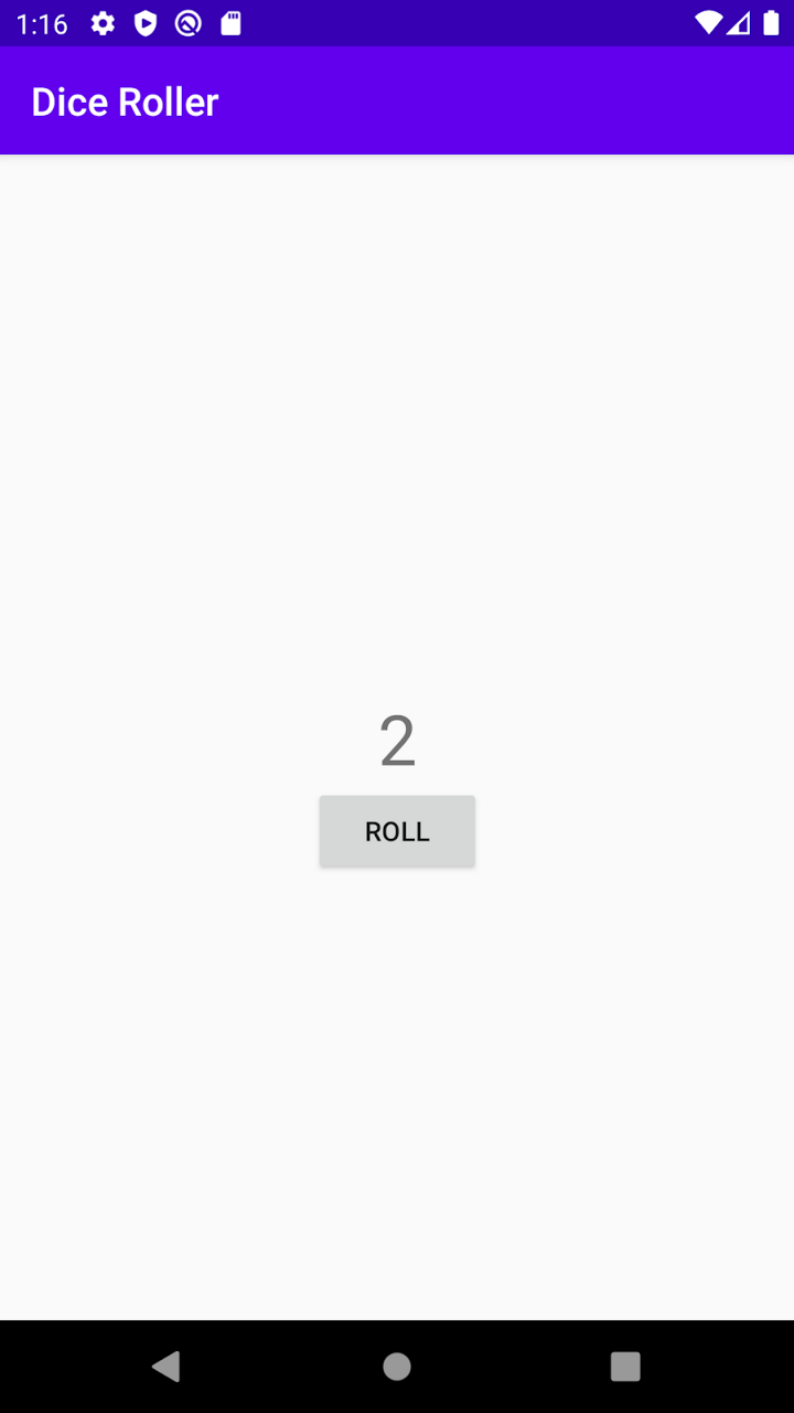 Créer une application interactive : Dice Roller | Android Developers