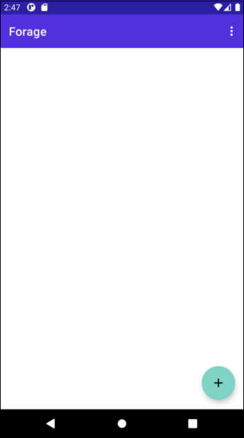 Proyecto: App de Forage | Android Developers