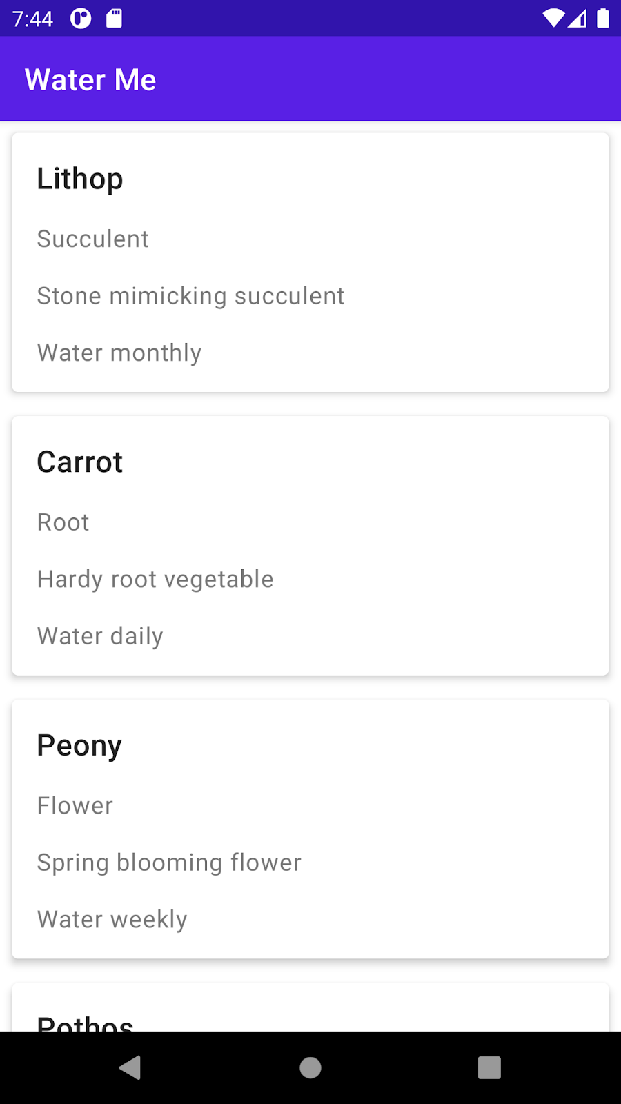 프로젝트: Water Me! 앱 | Android Developers