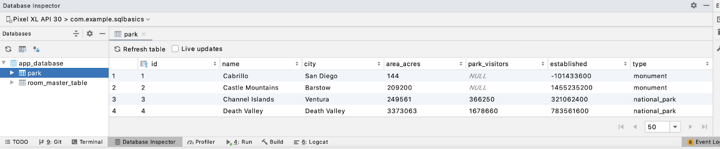 Aspectos básicos de SQL | Android Developers