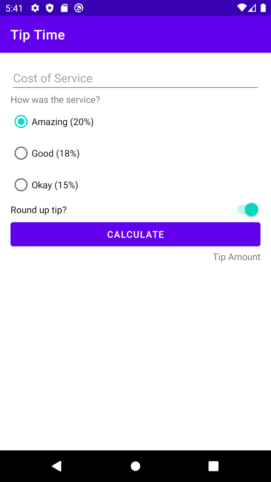 Menghitung tip | Android Developers