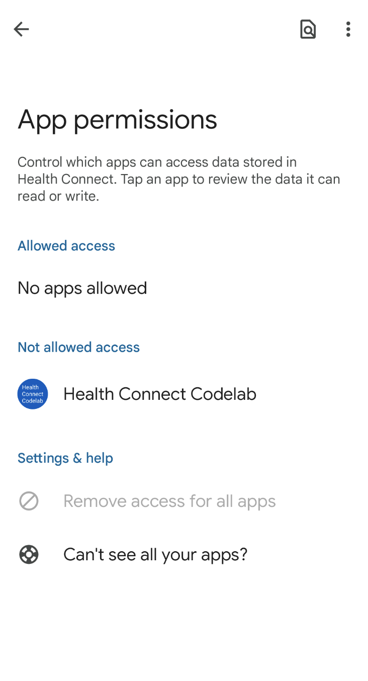 您的第一個健康資料同步整合應用程式 | Android health & fitness | Android Developers
