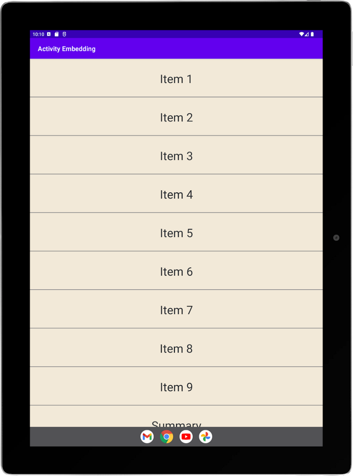 Build a list-detail layout with activity embedding | Android Developers