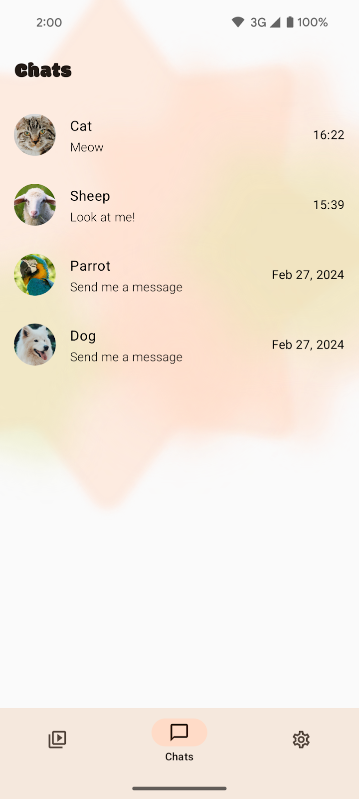 予測型「戻る」アニメーション Android Developers
