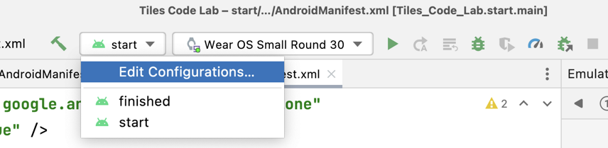 Create your first Tile in Wear OS | Android Developers