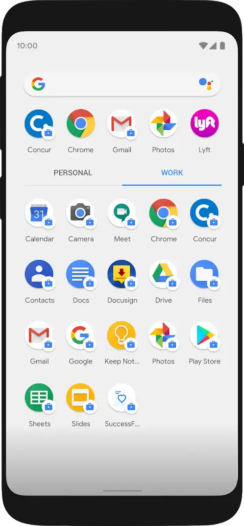 (Deprecated) Build an app that runs on a work profile | Android Developers
