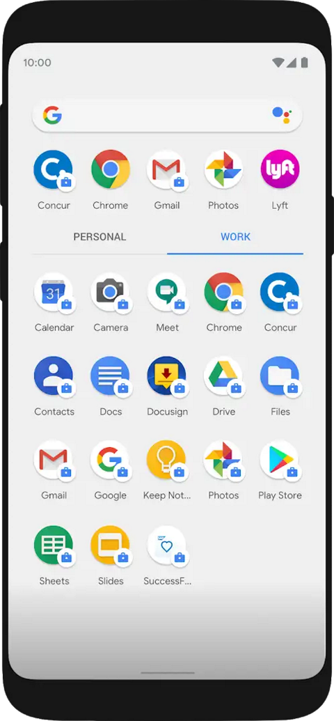 Créer une application exécutée sur un profil professionnel | Android ...