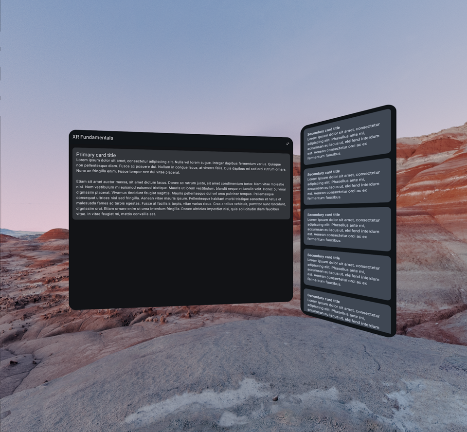 Mempelajari Dasar-Dasar Android XR: Bagian 1 - Mode dan Panel Spasial | Android Developers