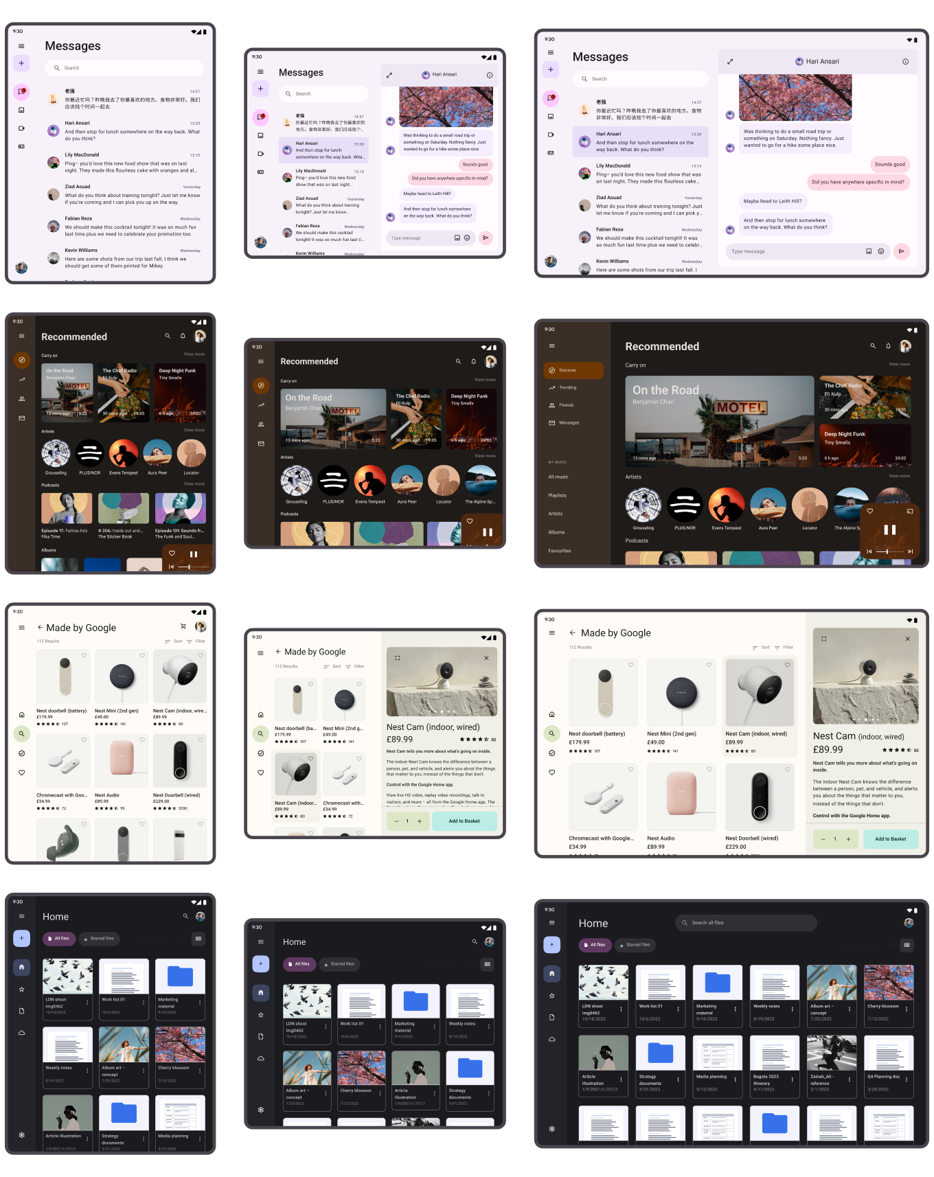 Perangkat Layar Besar | Desain UI | Large Screens | Android Developers