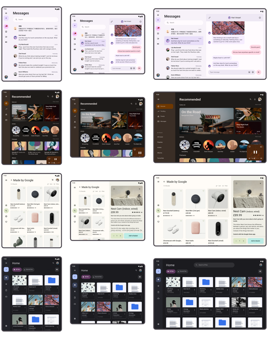 Large Screens | UI Design | Android Developers
