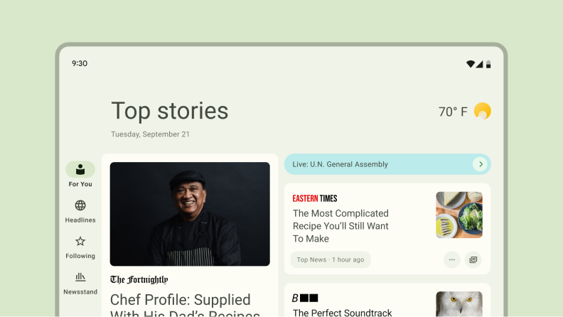 大螢幕 | UI 設計 | Large Screens | Android Developers