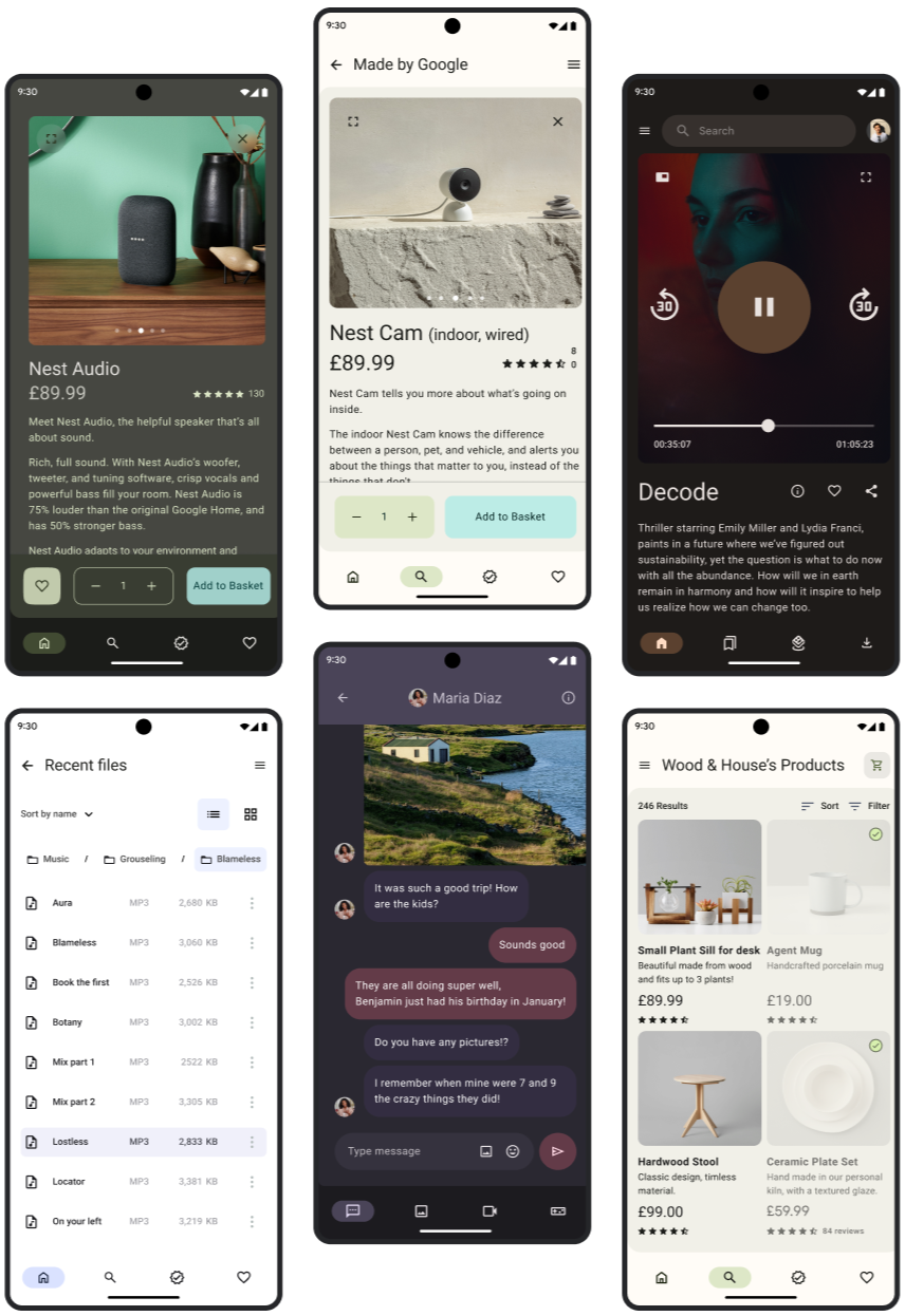 Urządzenia mobilne | Projektowanie interfejsu | Mobile | Android Developers