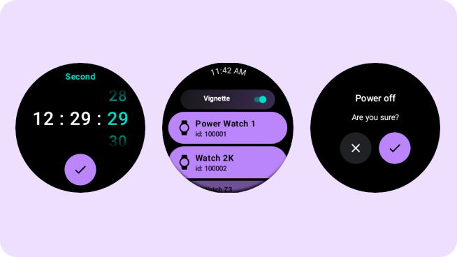 Samples | Wear | UI Design | Android Developers