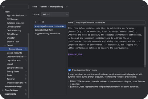 Gemini dans Android Studio – Android Developers | Android Studio | Android Developers