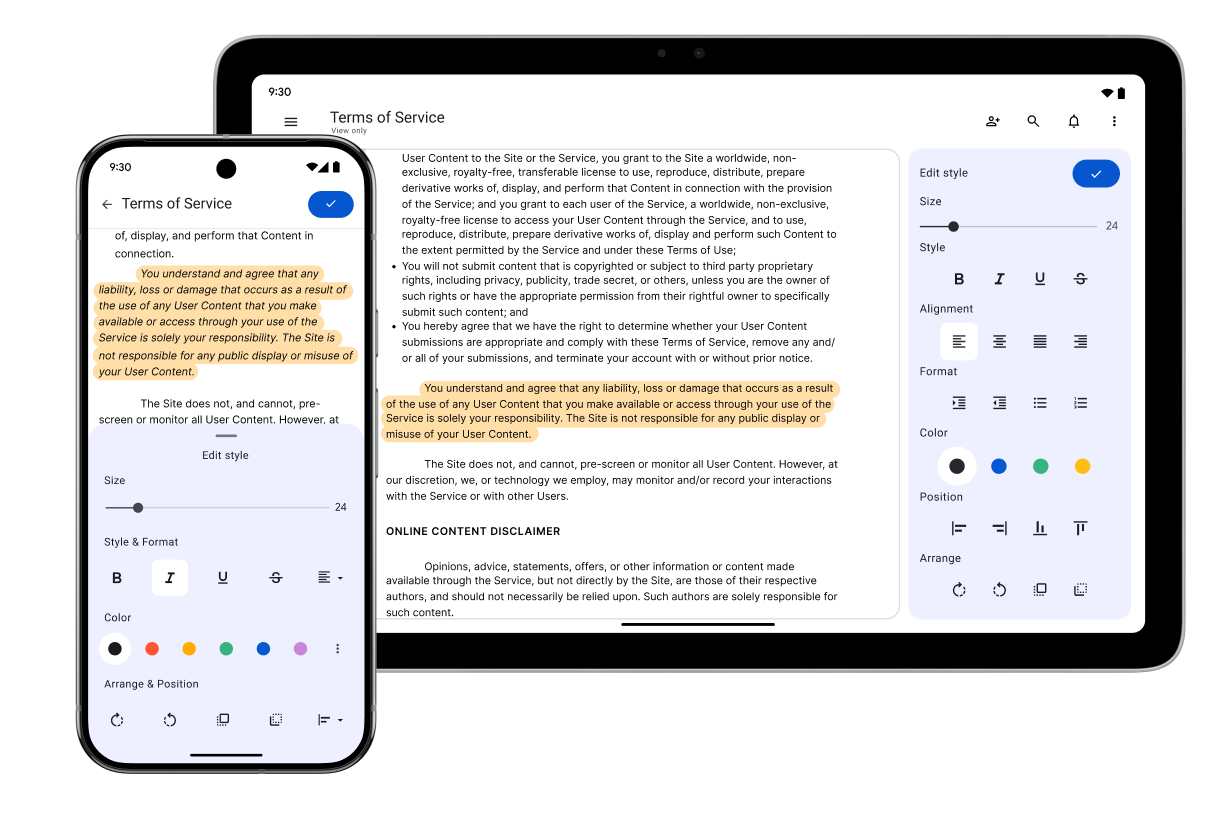 Produtividade | Gallery | Android Developers