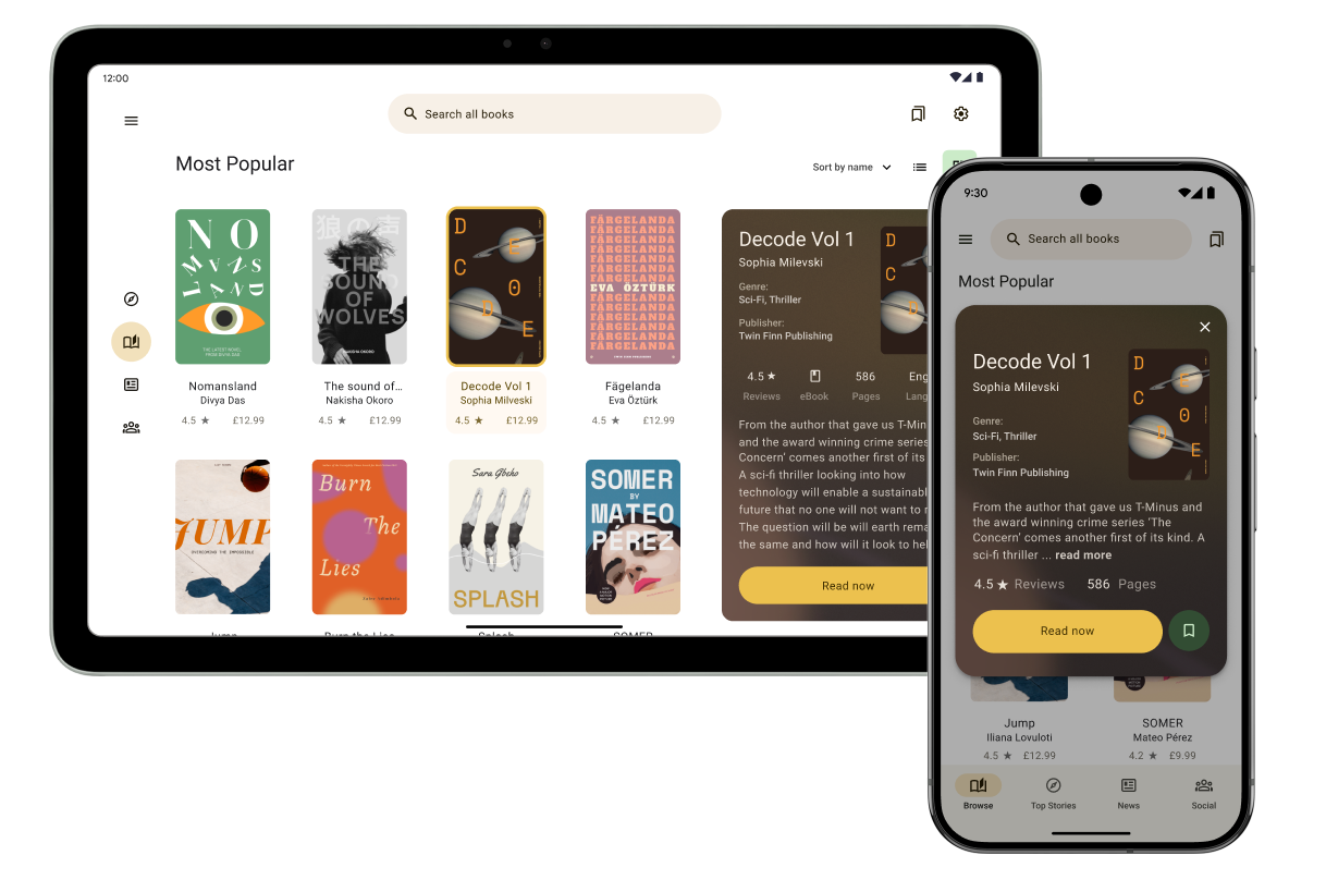 Leitura | Gallery | Android Developers