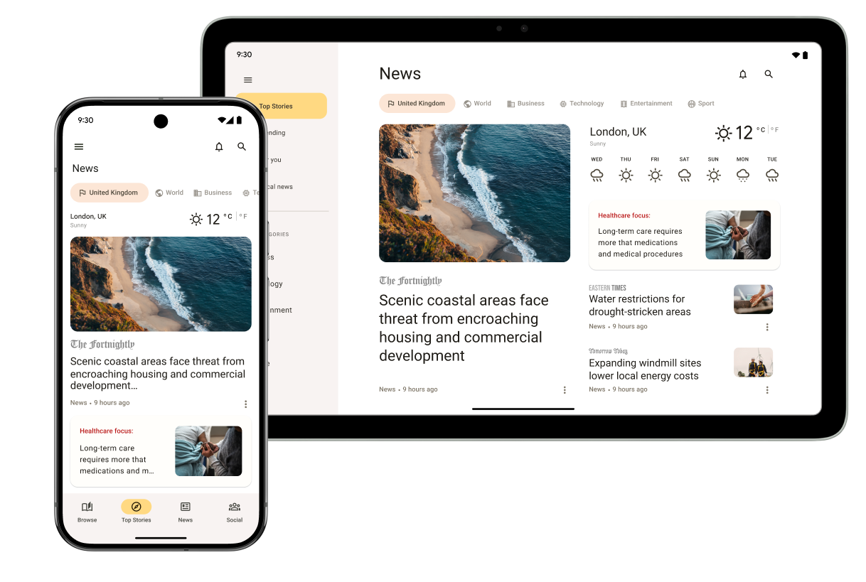 Leitura | Gallery | Android Developers