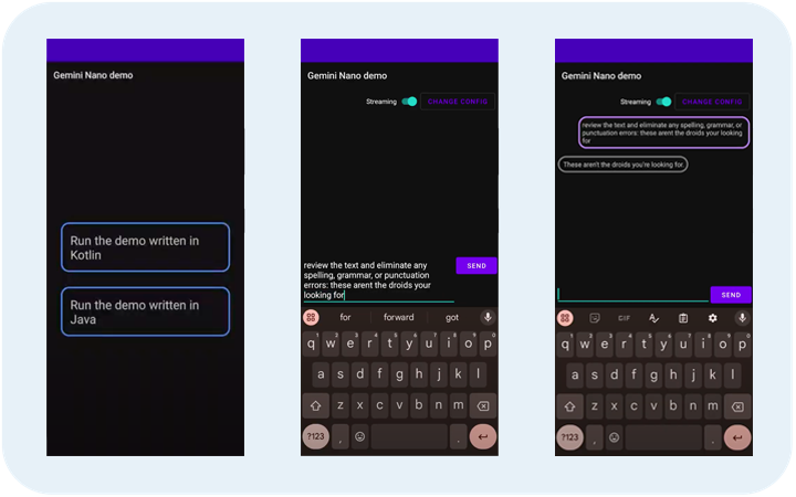 Samples | AI | Android Developers