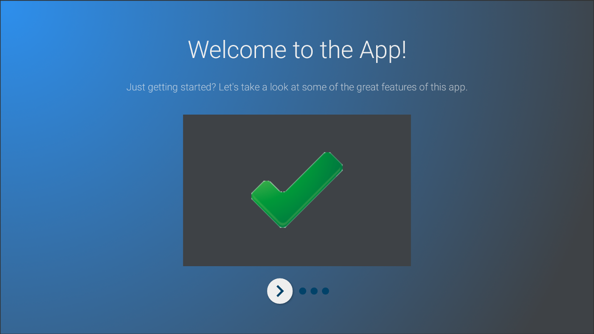 Introduce first-time users to your app | Android TV | Android Developers