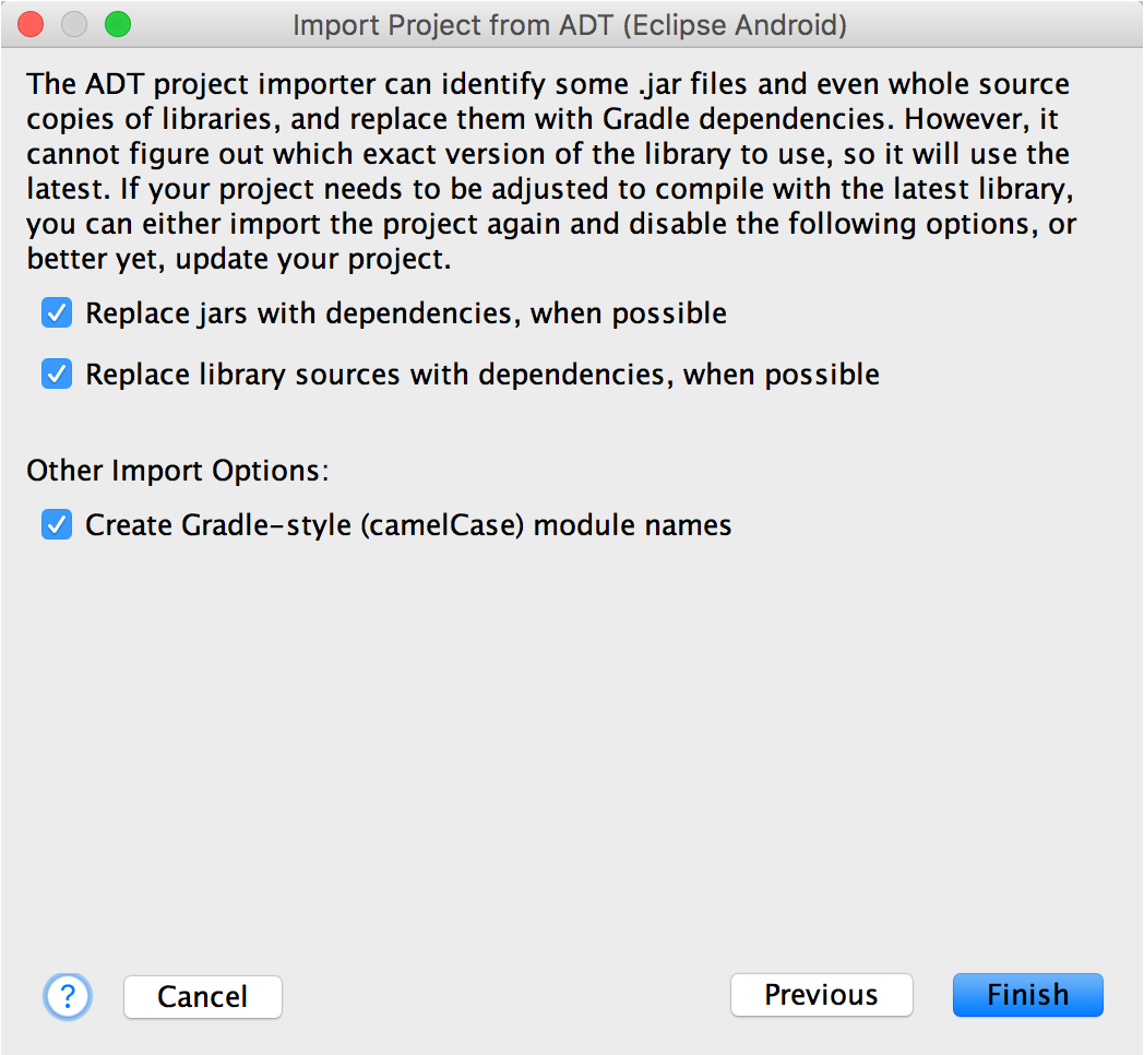 Cómo migrar a Android Studio | Desarrolladores de Android | Android Developers